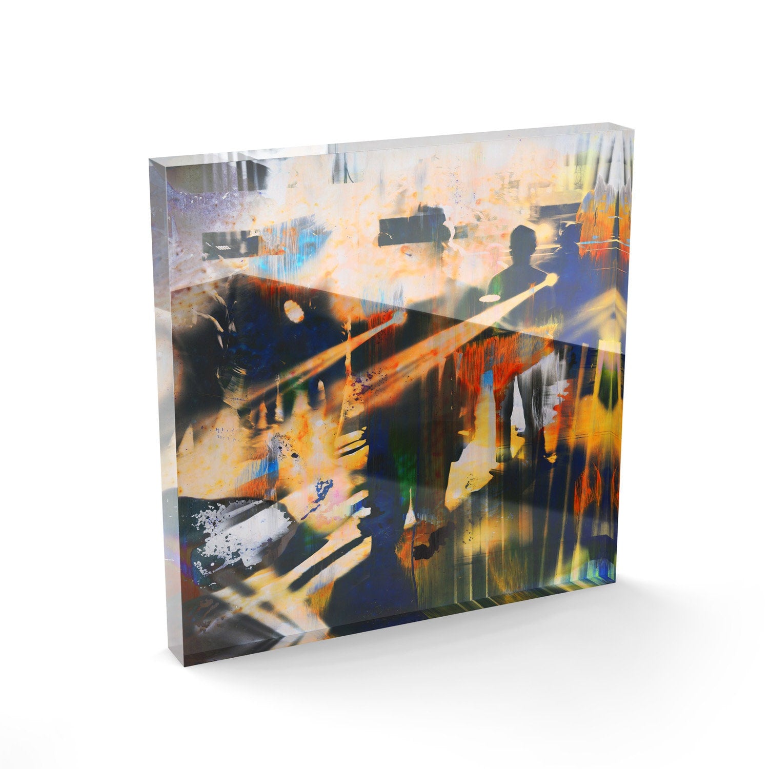 JAVA JAZZ XIV Acrylic Prism Art Object – WUNDERBILD